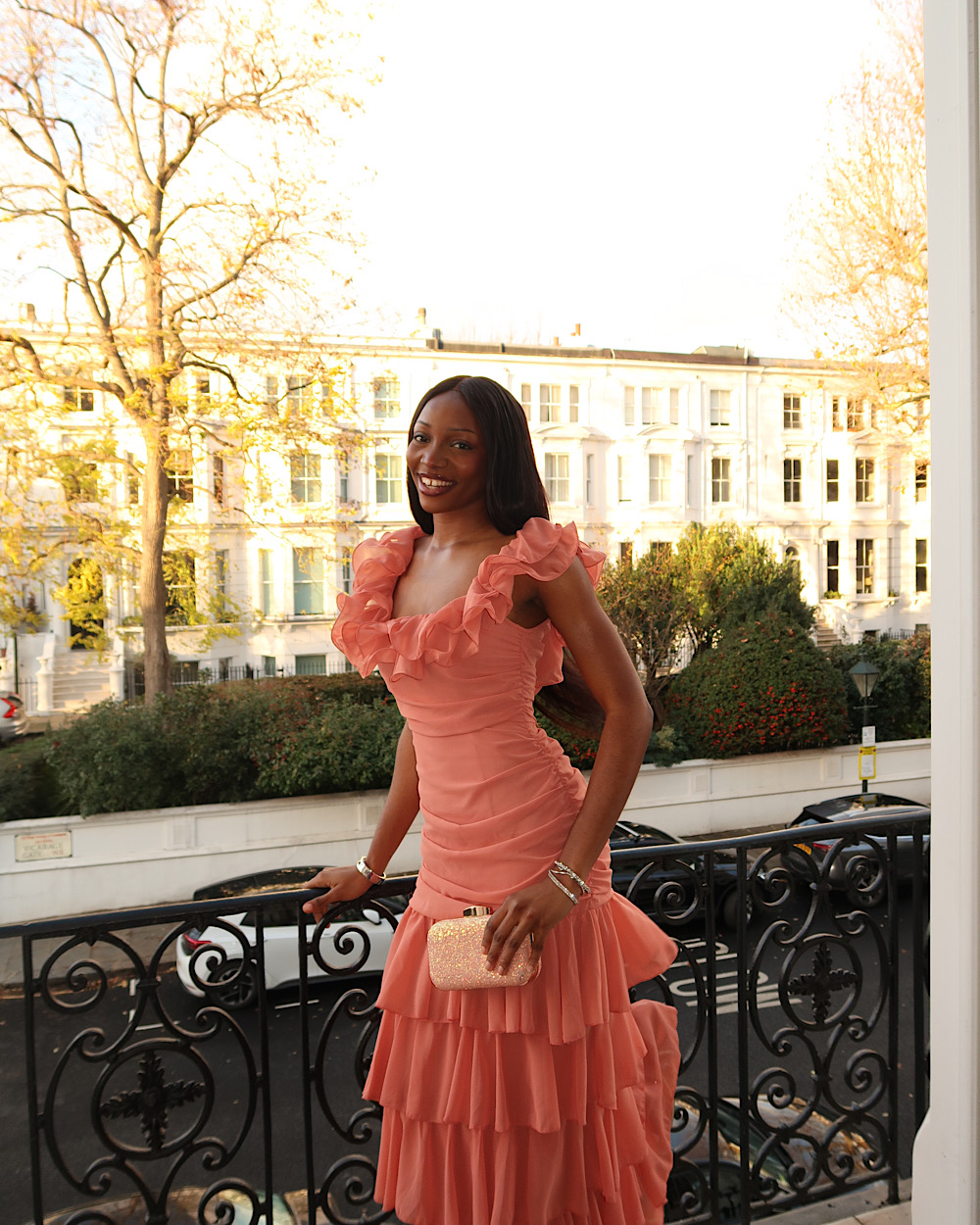 Michelle Peach Dress | STYLEINLAGOS